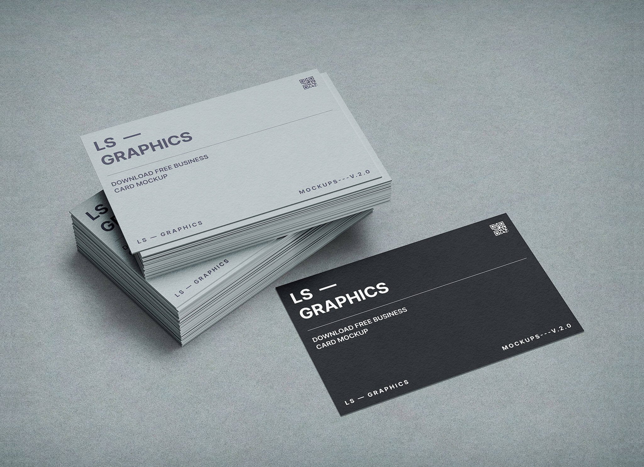 Envelope And Business Cards Mockup - GraphicsBunker