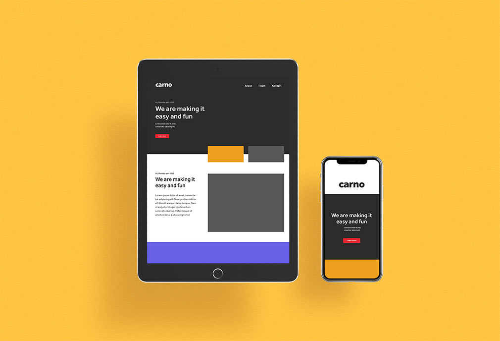 Carno Branding Mockup - GraphicsBunker
