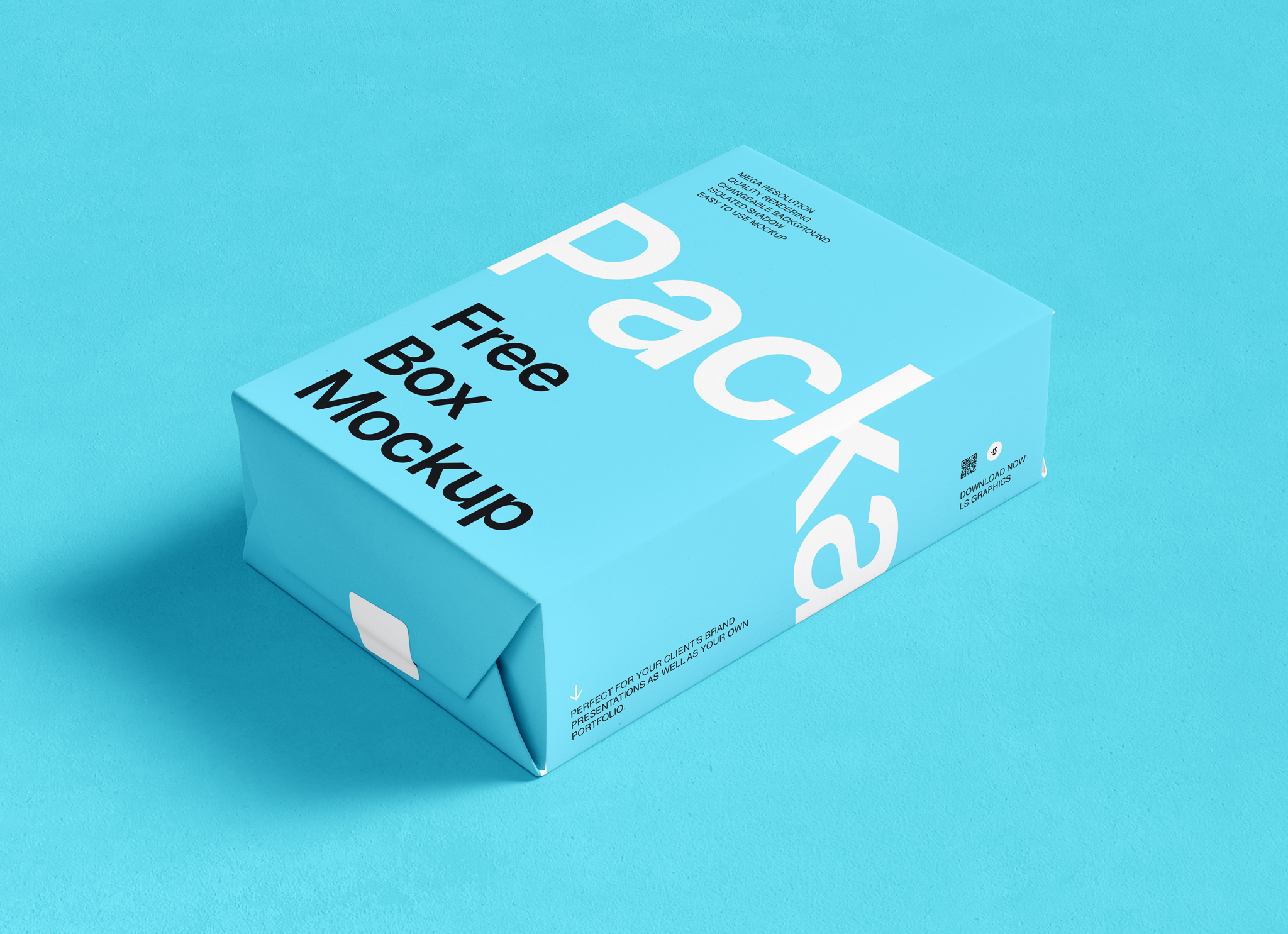 Advanced Packaging Box Mockup - GraphicsBunker