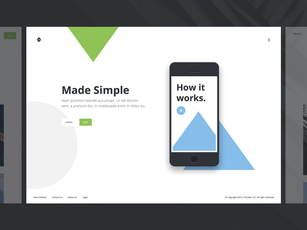 Avia: 40 Home Page UI Kit - GraphicsBunker