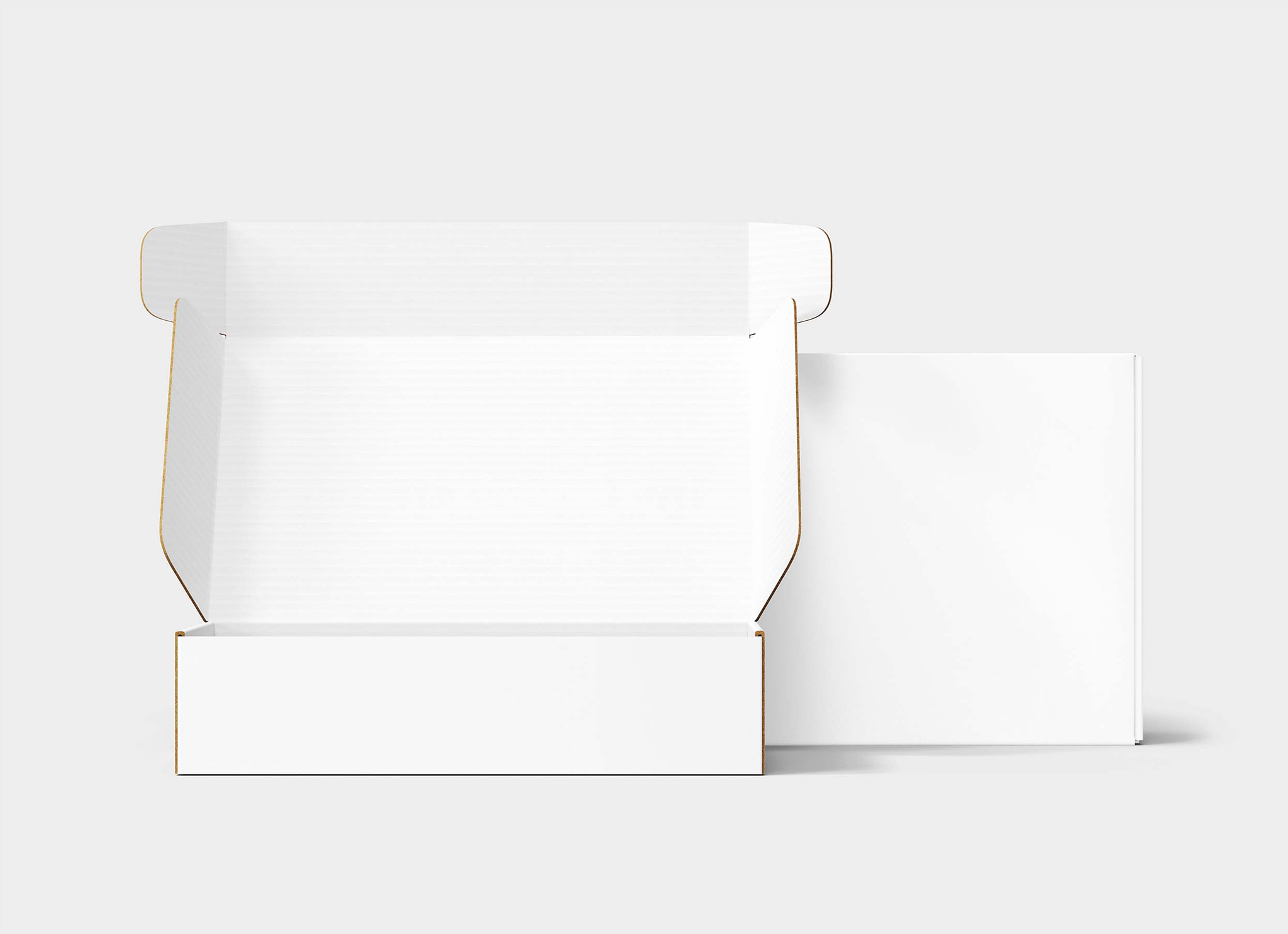 Fantastic Cardboard Boxes Mockup - GraphicsBunker