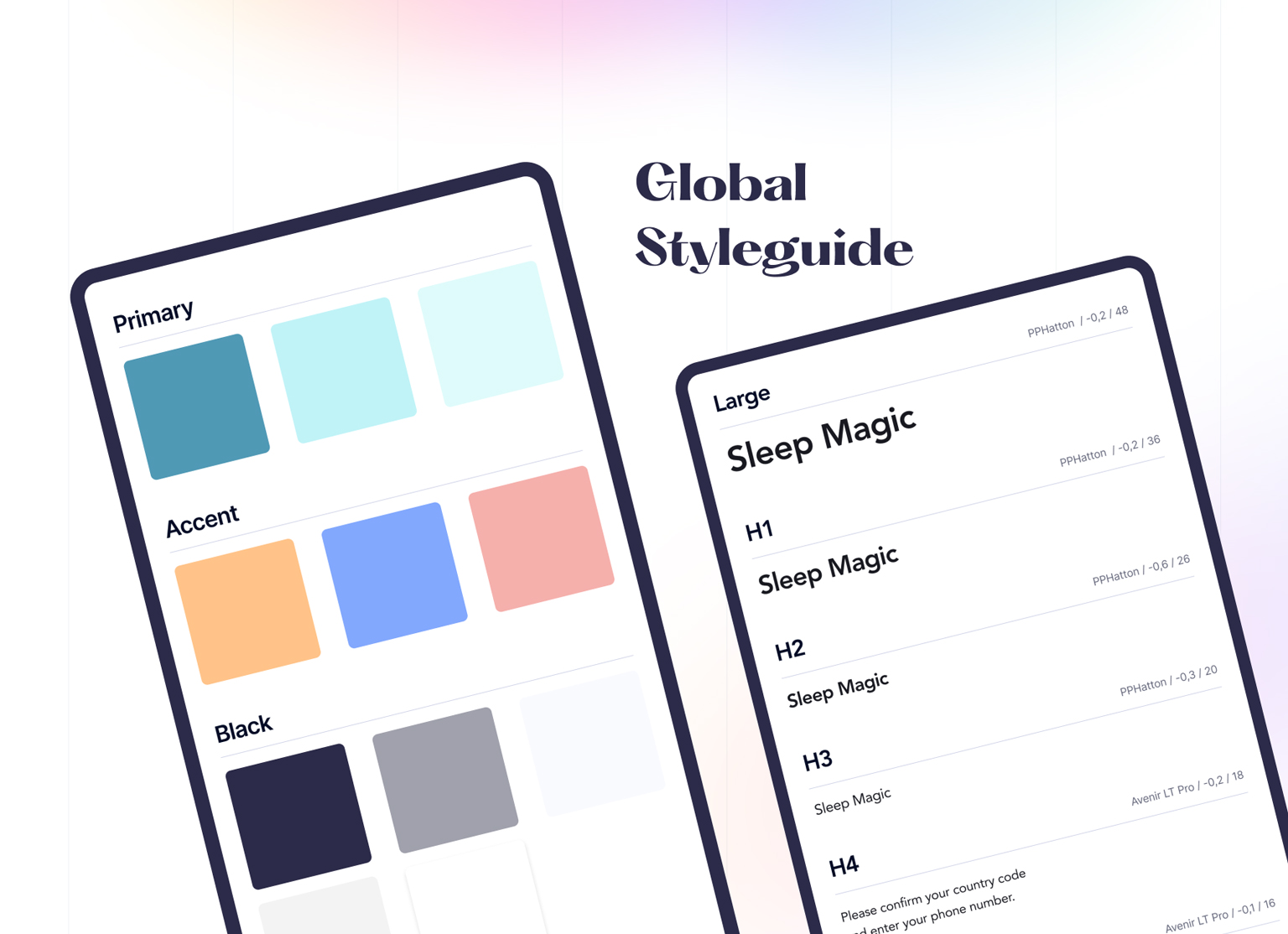Neatly Sleep Magic App UI Kit - GraphicsBunker