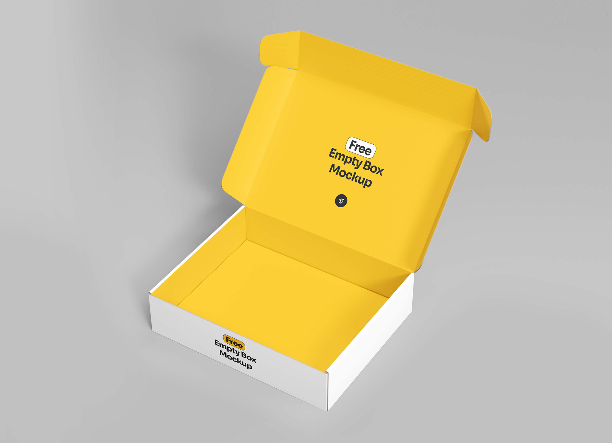 Practical Empty Box Mockup - GraphicsBunker