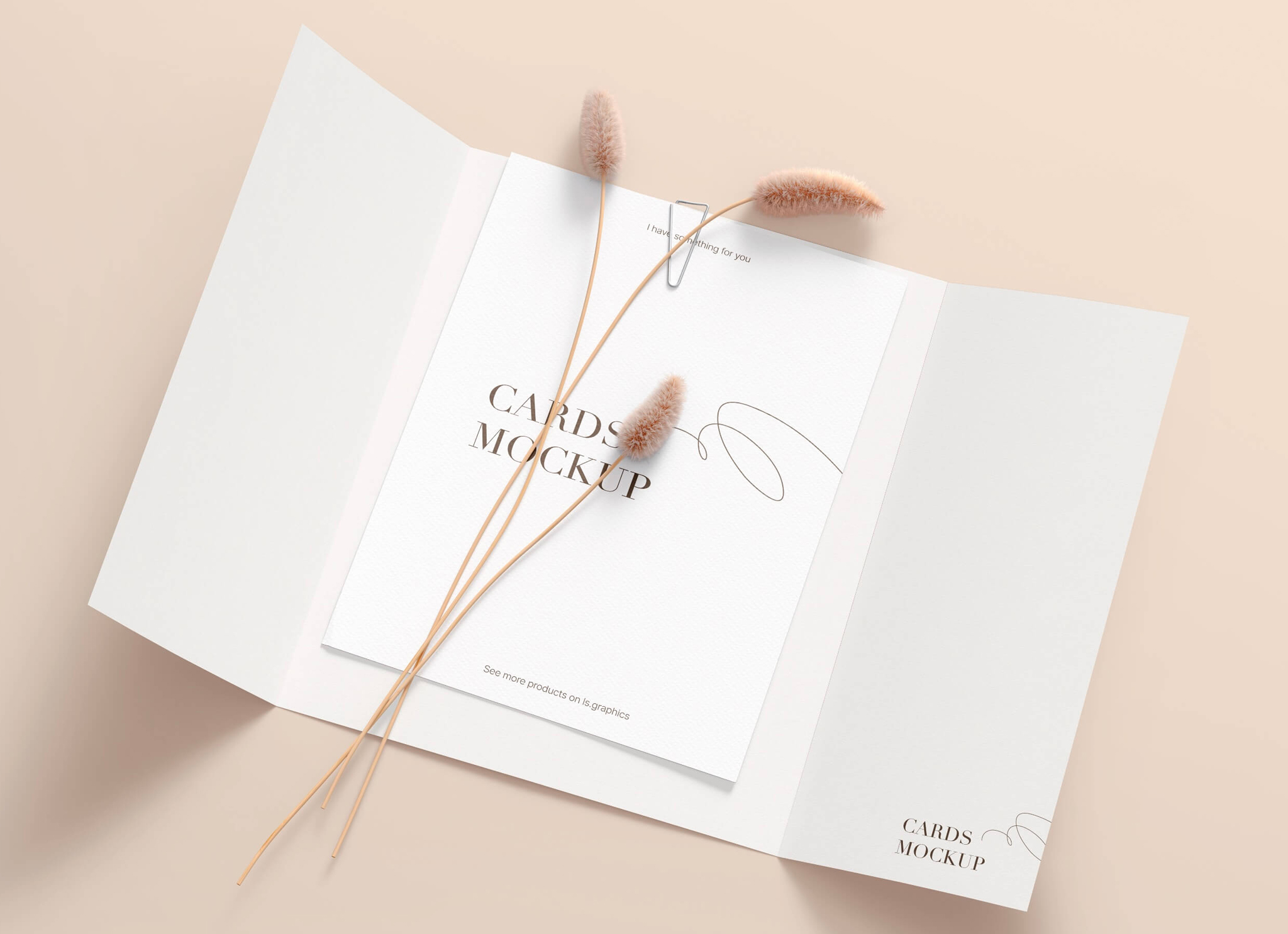 Stylish Postcard Mockup - GraphicsBunker