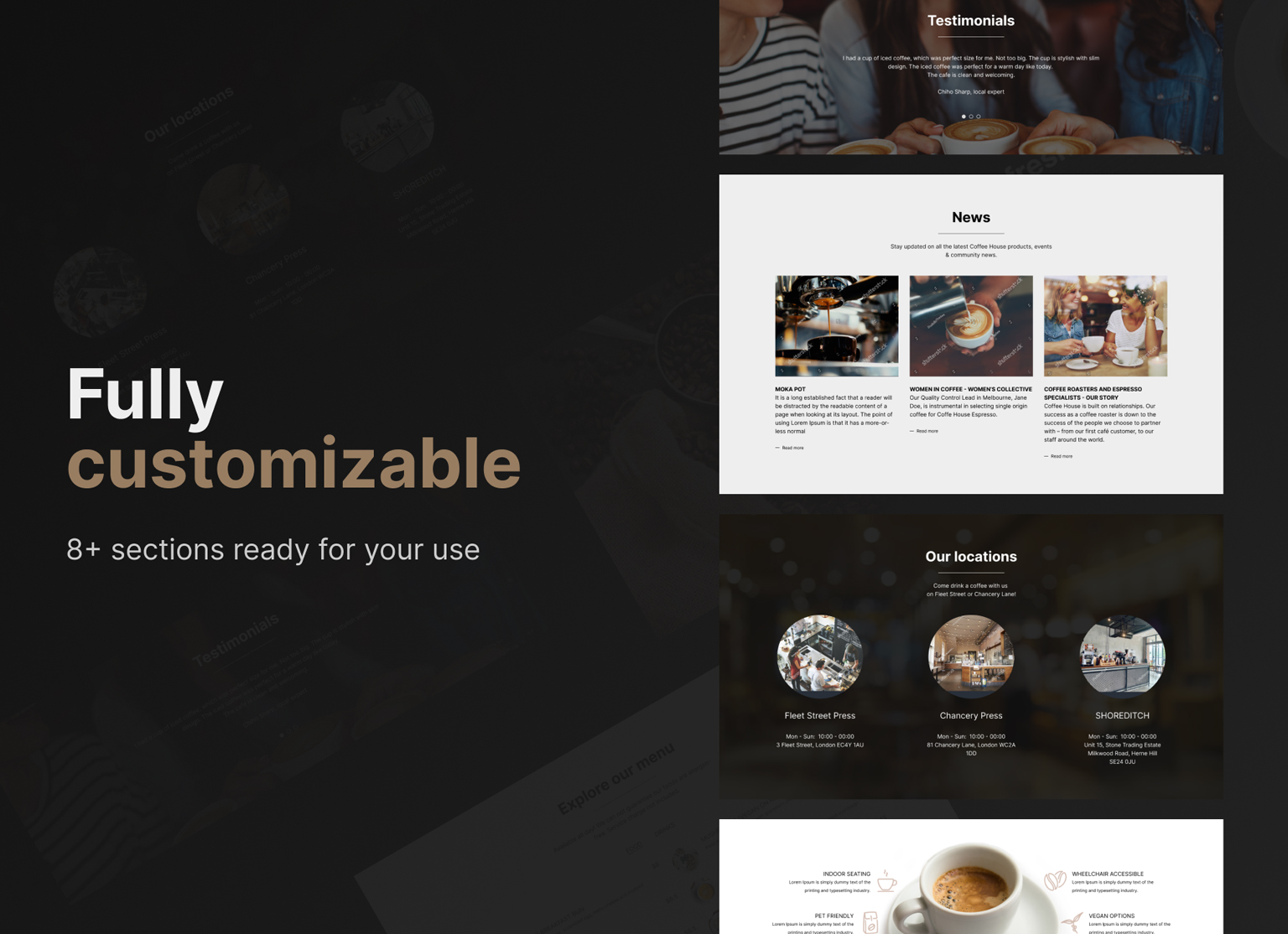 The Coffee Roasters Web Template - GraphicsBunker