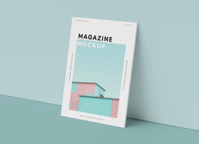 Animated Magazine Mockup - GraphicsBunker
