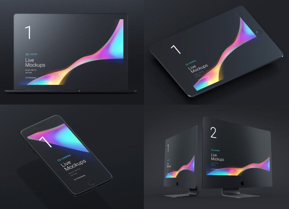 Cartoon Mockups - GraphicsBunker