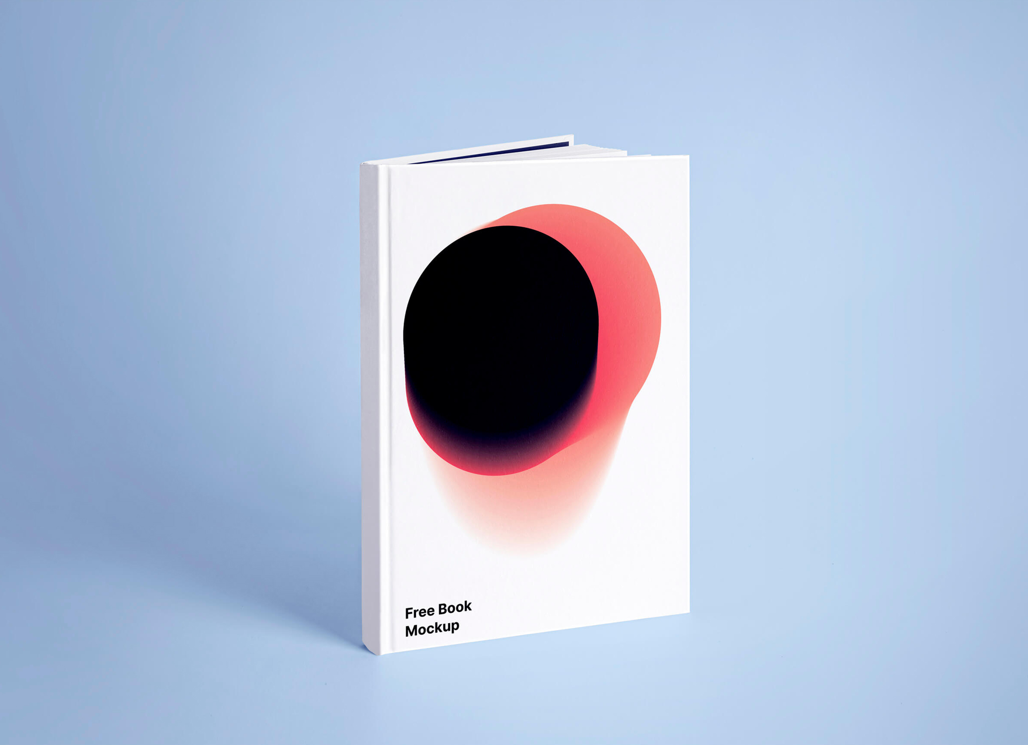 Hardcover White Book Mockup - GraphicsBunker