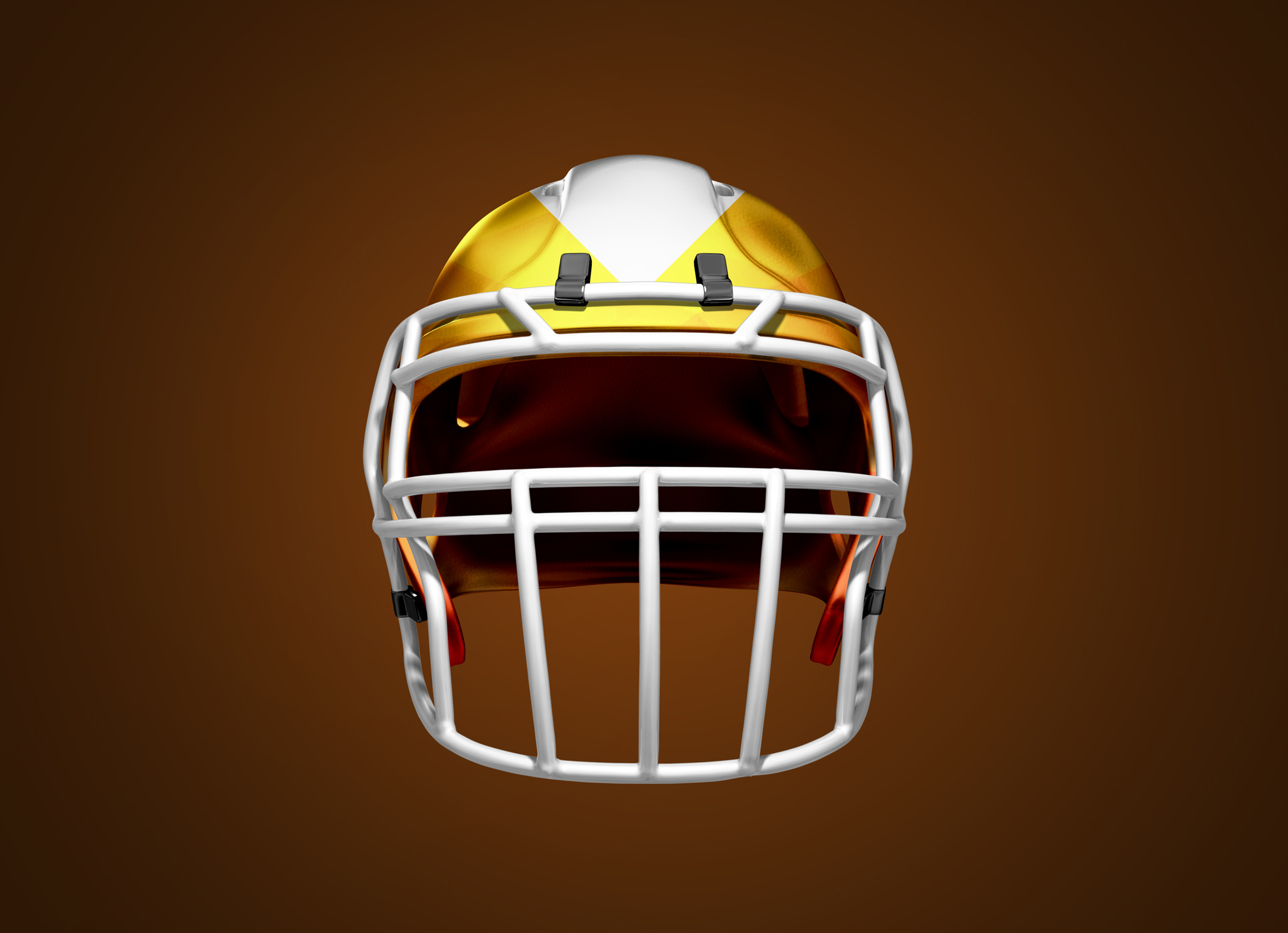 NFL Football Helmet Mockup - GraphicsBunker