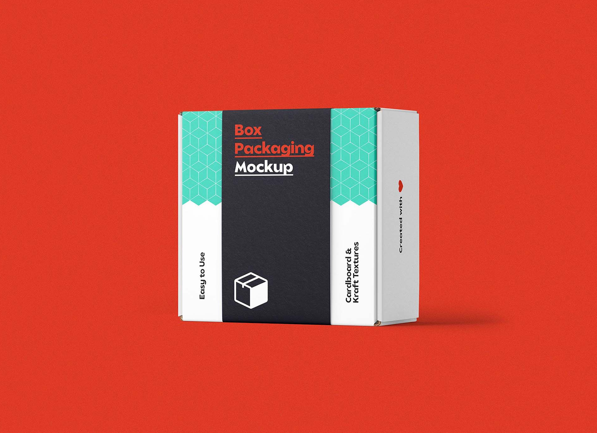 Postal Delivery Box Mockup - GraphicsBunker