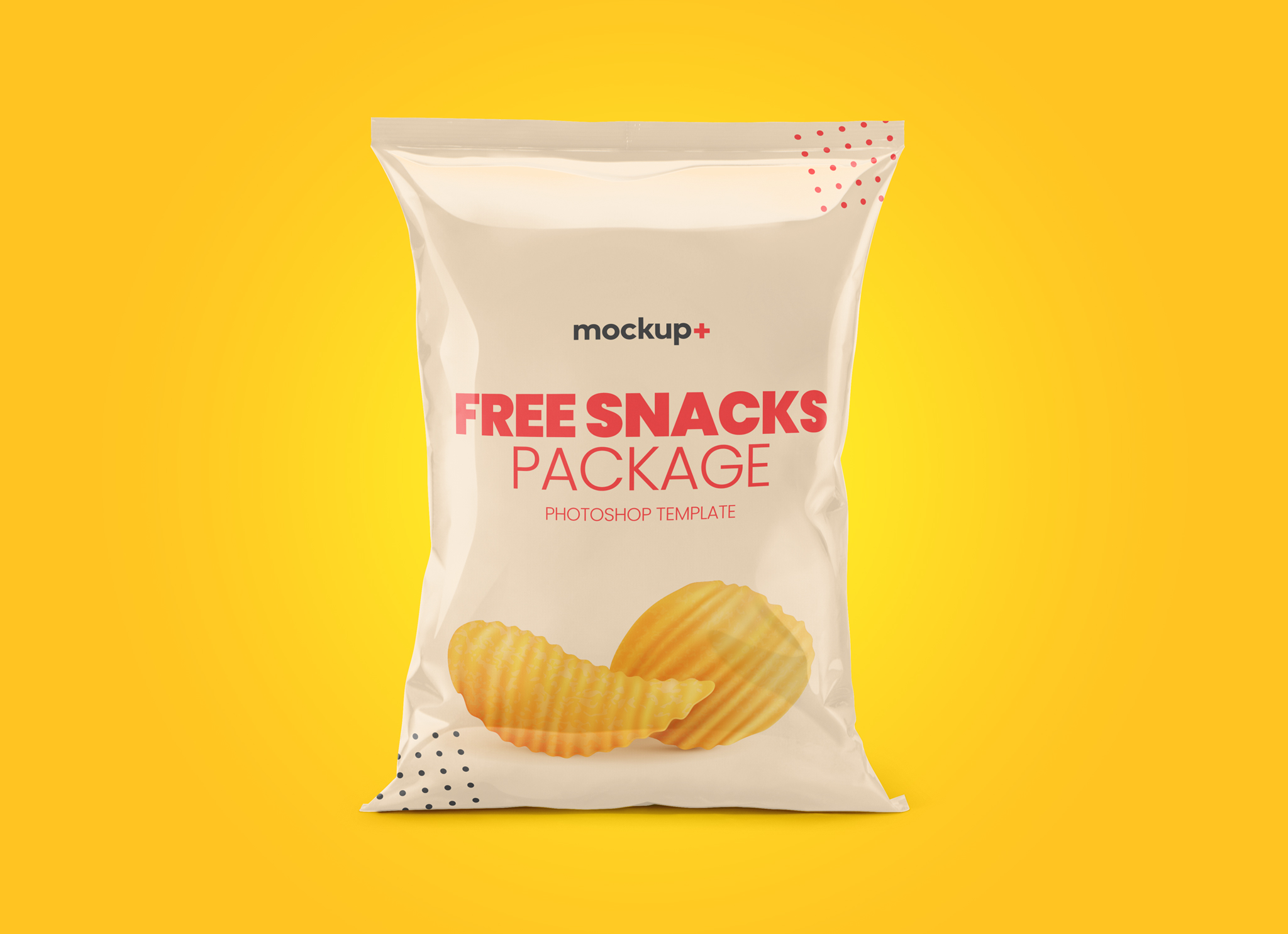 Snacks Packaging Mockup - GraphicsBunker