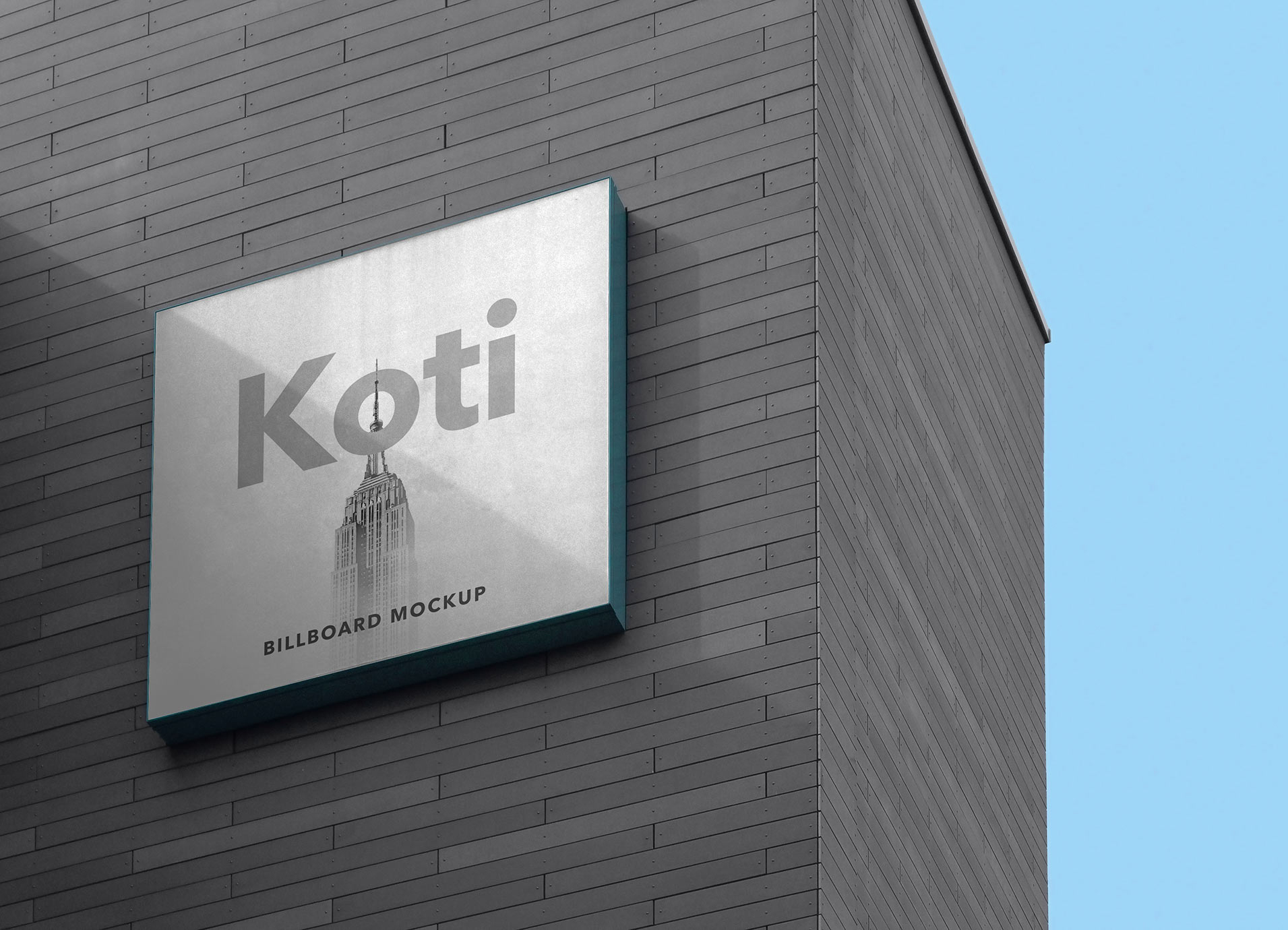 Square Billboard Mockup - GraphicsBunker