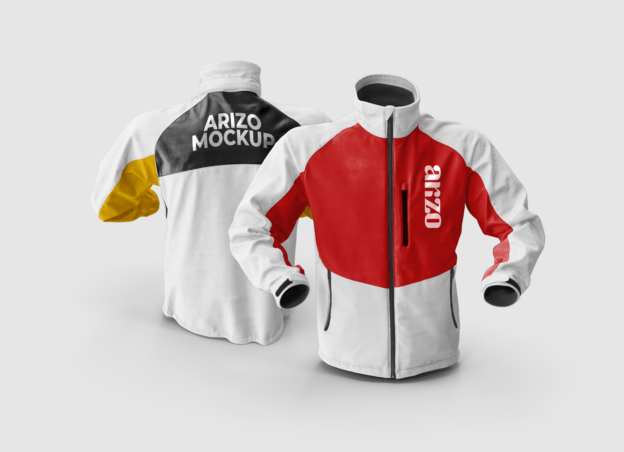 Biker Dickies Jacket Mockup - GraphicsBunker