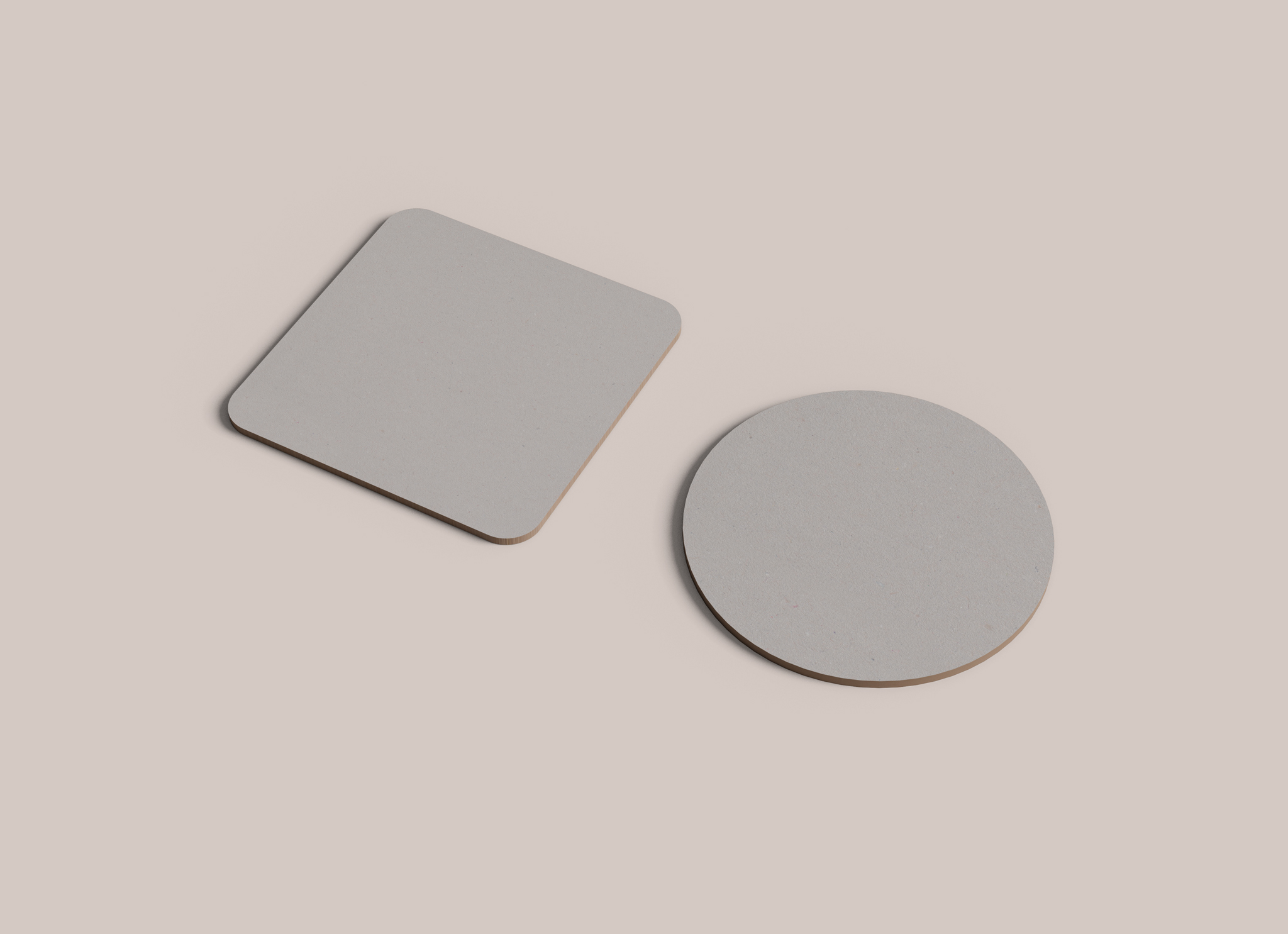 Round Coaster Mockup - GraphicsBunker