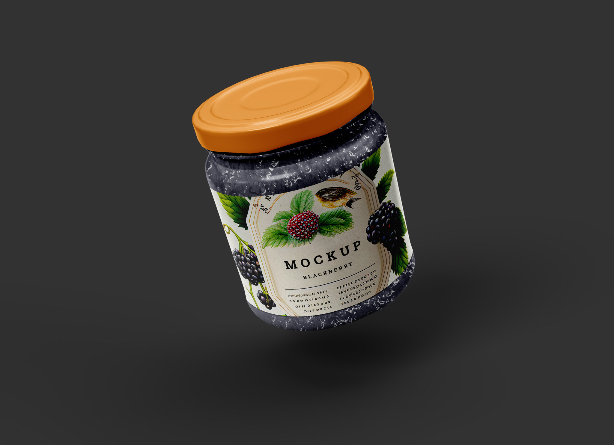 Jam Jar Mockup - GraphicsBunker