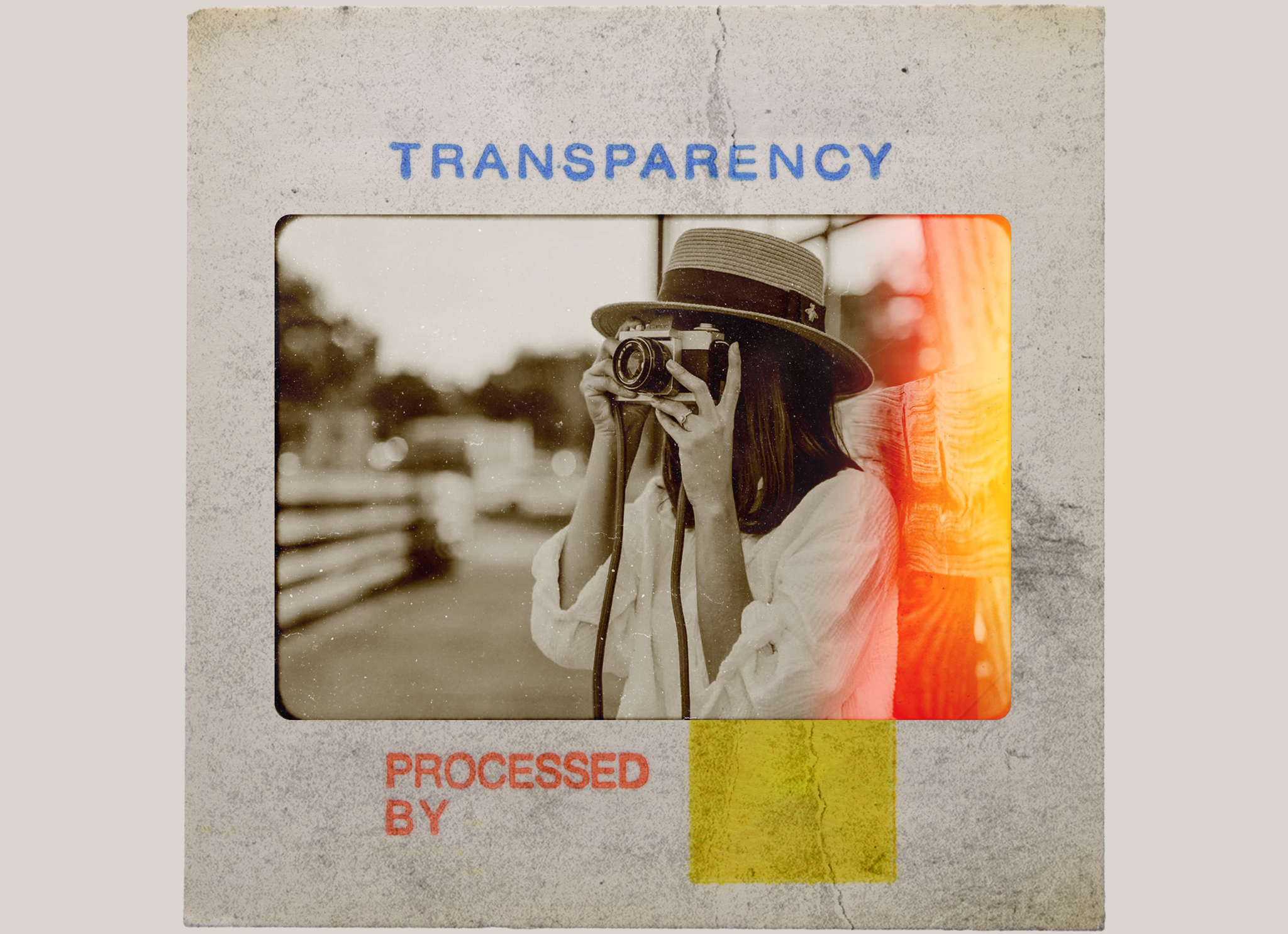 Vintage 35mm Slide Mockup - GraphicsBunker