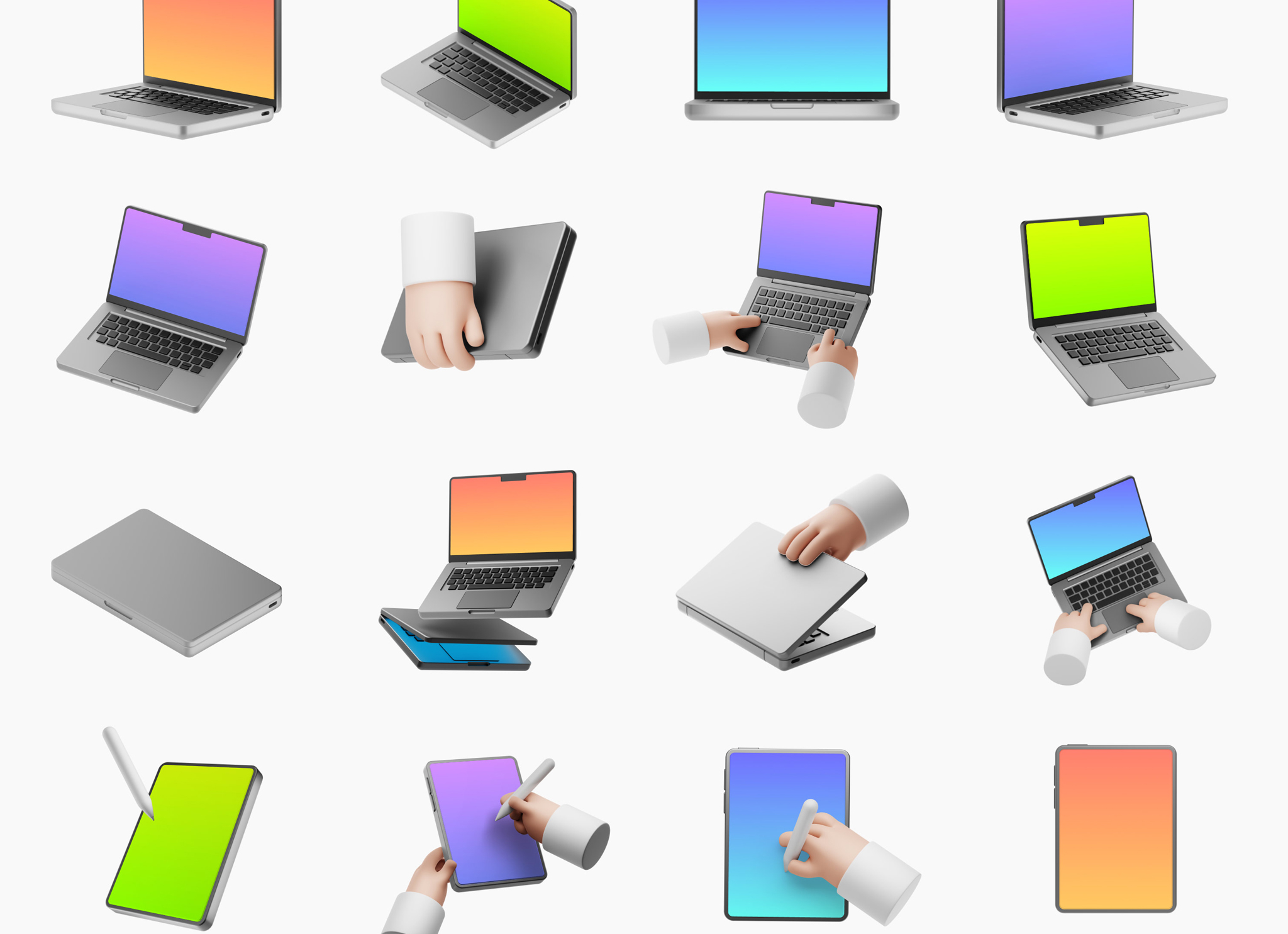 Cartoon Mockups - GraphicsBunker