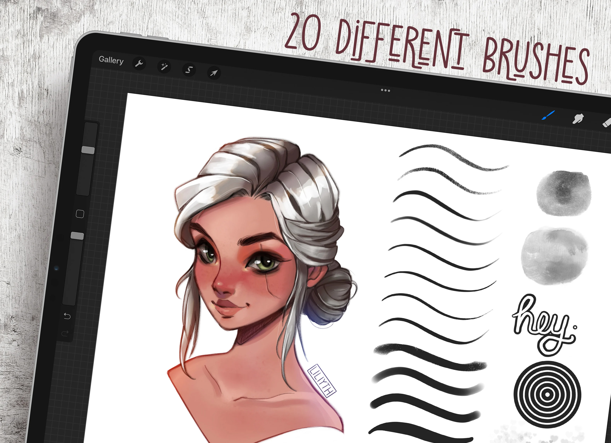 Fantastic 20 Procreate Brushes Set - GraphicsBunker