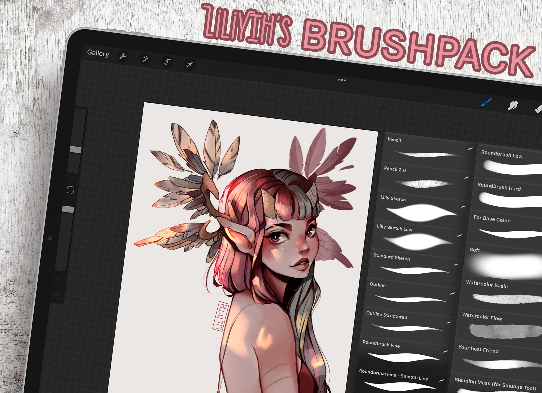 Fantastic 20 Procreate Brushes Set - GraphicsBunker