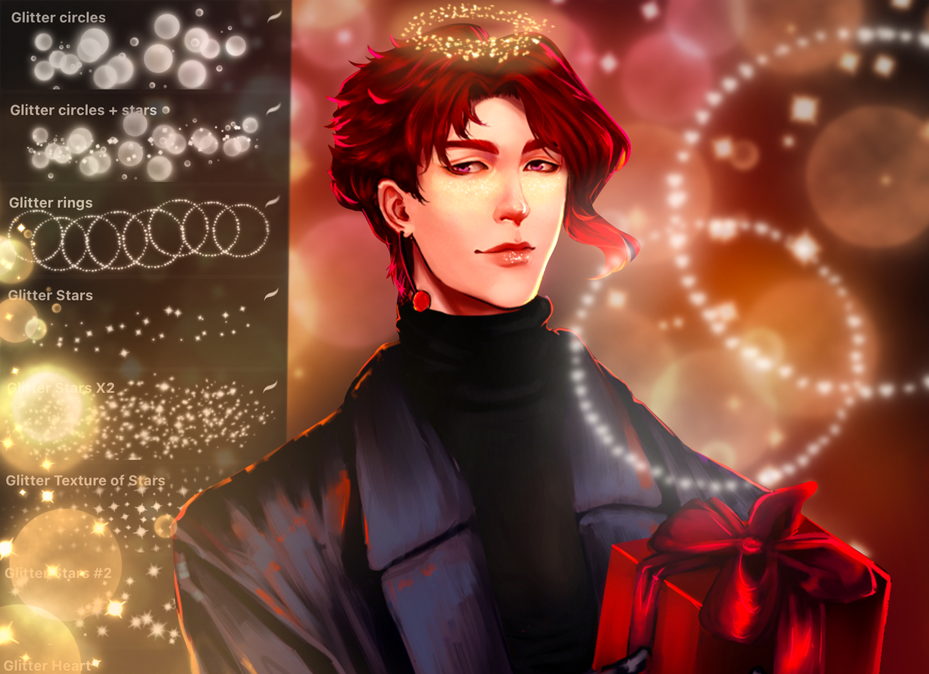 Glitter Set Procreate Brushes Tutorial Graphicsbunker