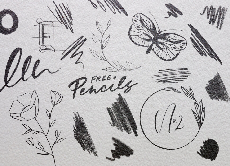 Realistic Pencil Procreate Brushes - GraphicsBunker