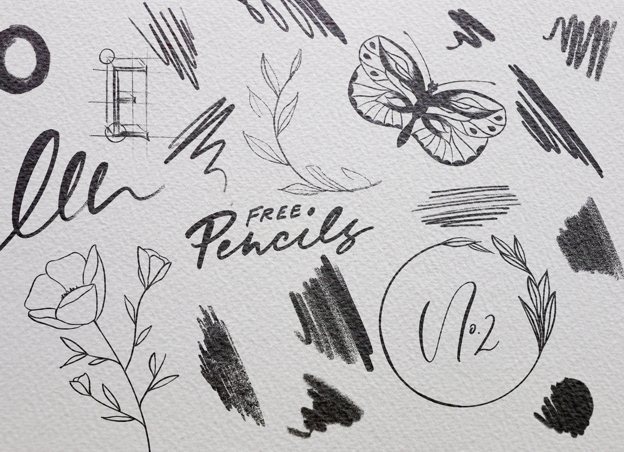 Realistic Pencil Procreate Brushes - GraphicsBunker