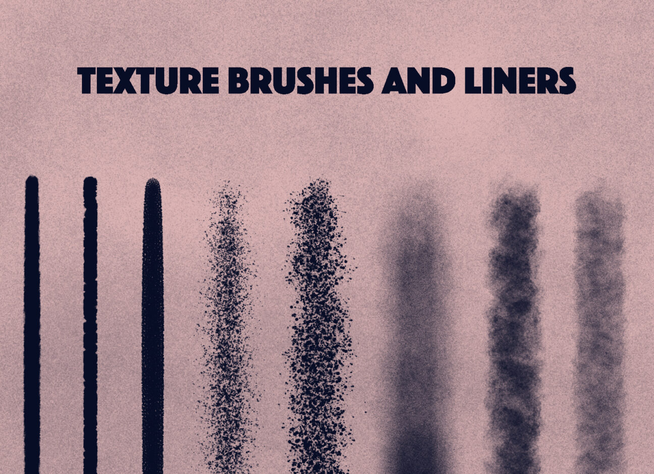 Stipple Liner Texture Procreate Brushes - GraphicsBunker