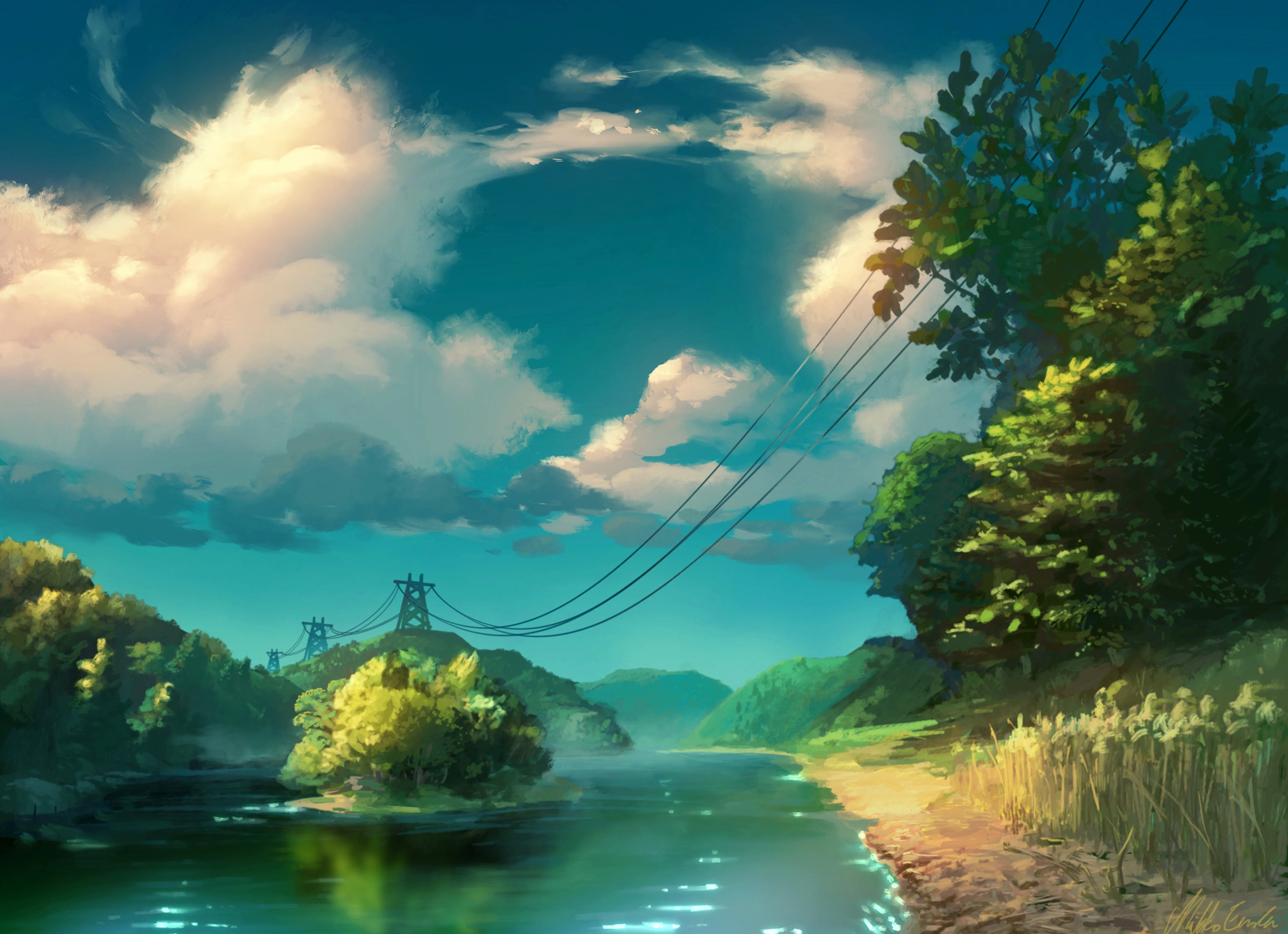 Clouds Procreate Brushes - GraphicsBunker