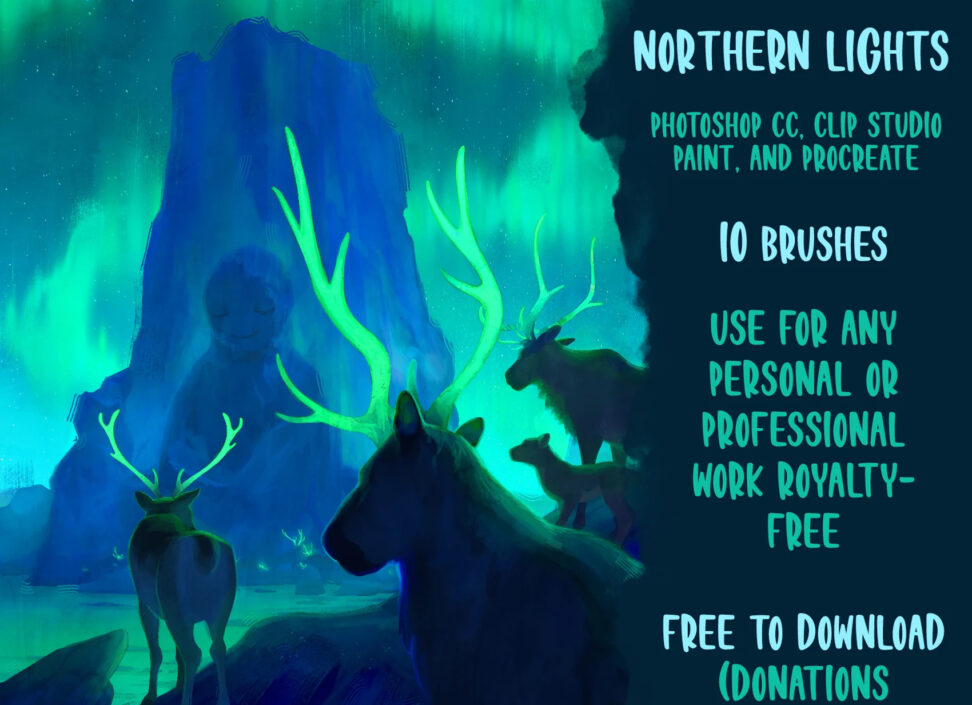 Light Particles Procreate Brushes - GraphicsBunker
