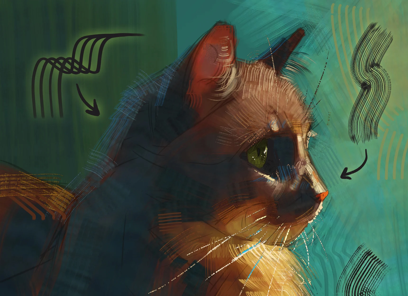 Rake Brushes - GraphicsBunker