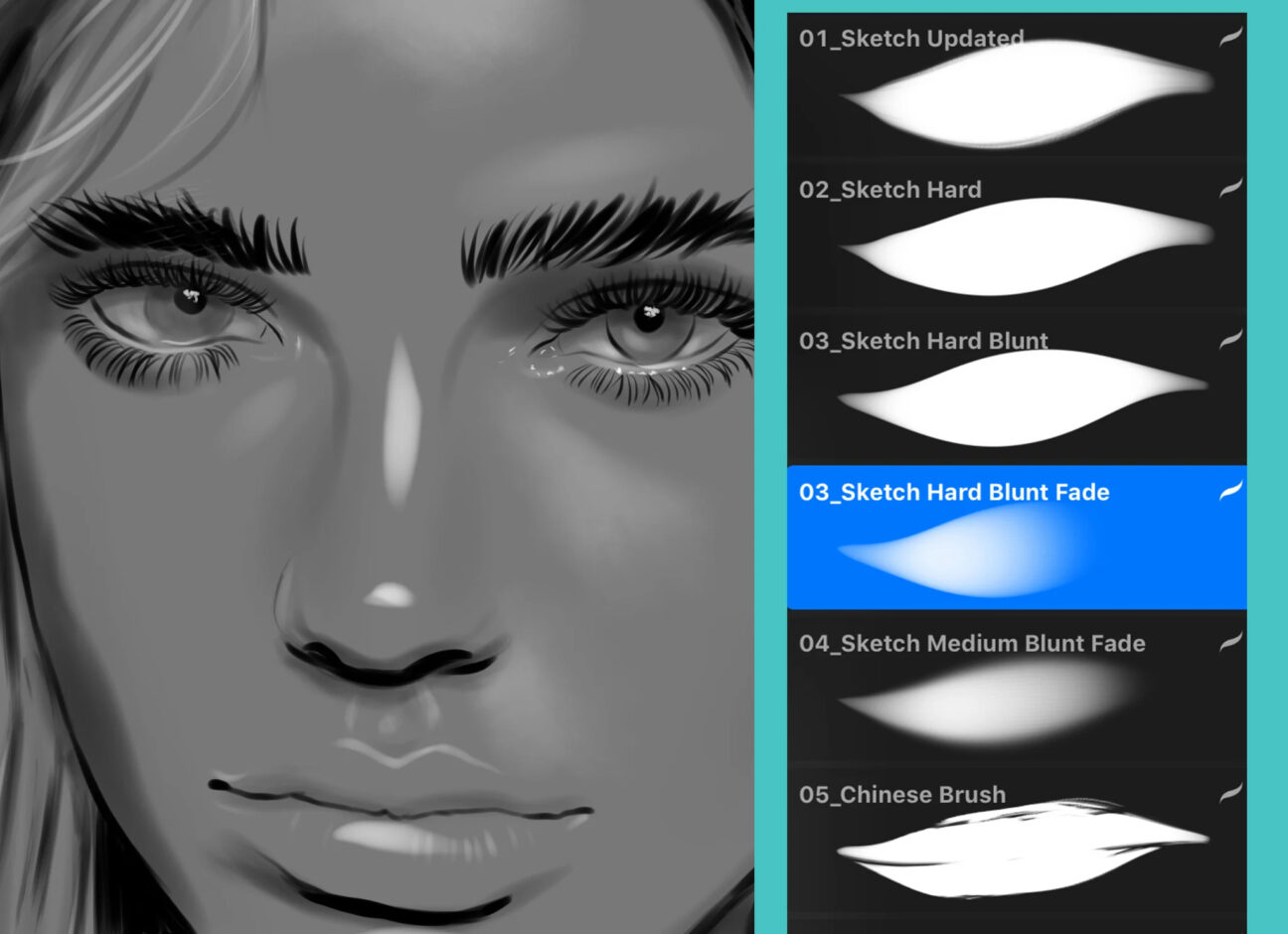 Sketch Procreate Brushes + Tutorial - GraphicsBunker