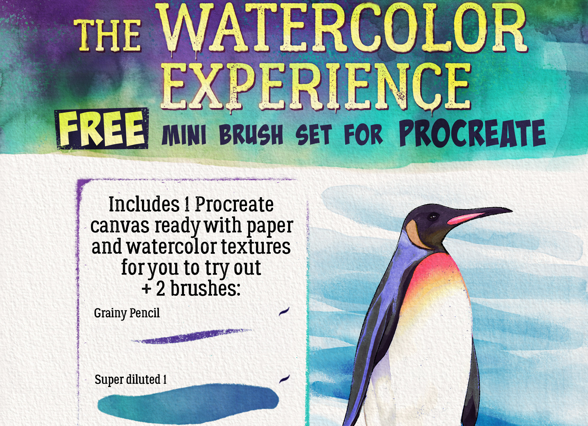 Watercolor Pencil Procreate Brushes - GraphicsBunker