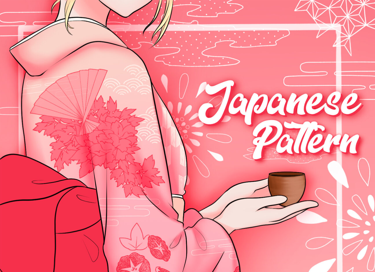 Japanese Decoration Procreate Brushes - GraphicsBunker