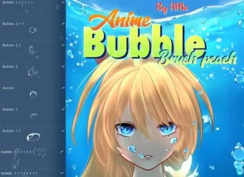 Bubble Procreate Brush Pack - GraphicsBunker