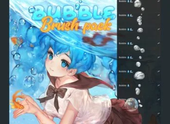 Bubble Procreate Brush Pack - GraphicsBunker