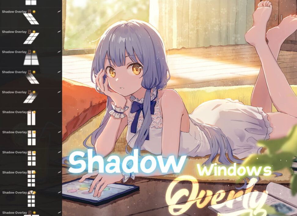 Windows Light Procreate Brushes - GraphicsBunker