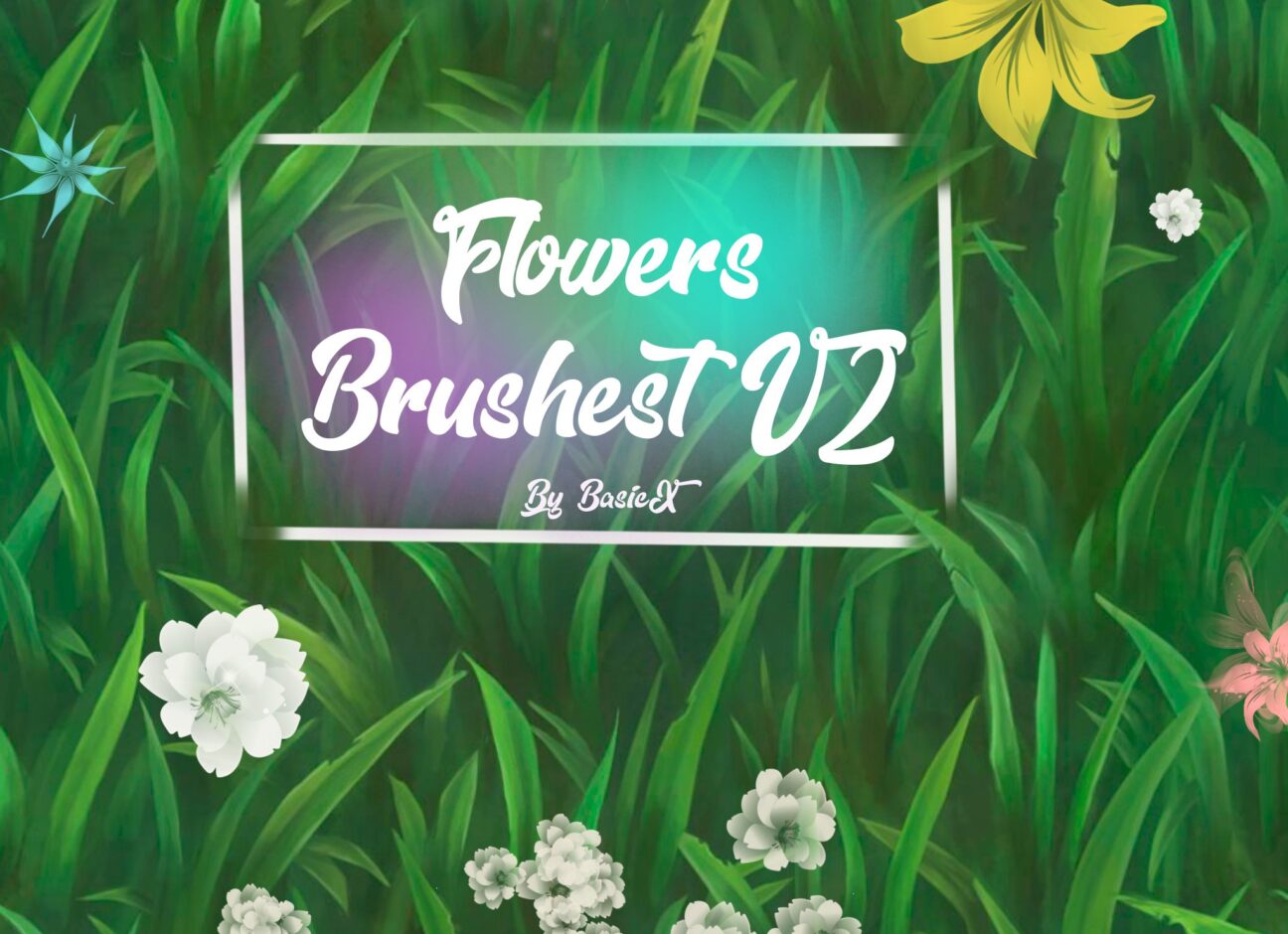 Flower Procreate Brush Pack - GraphicsBunker