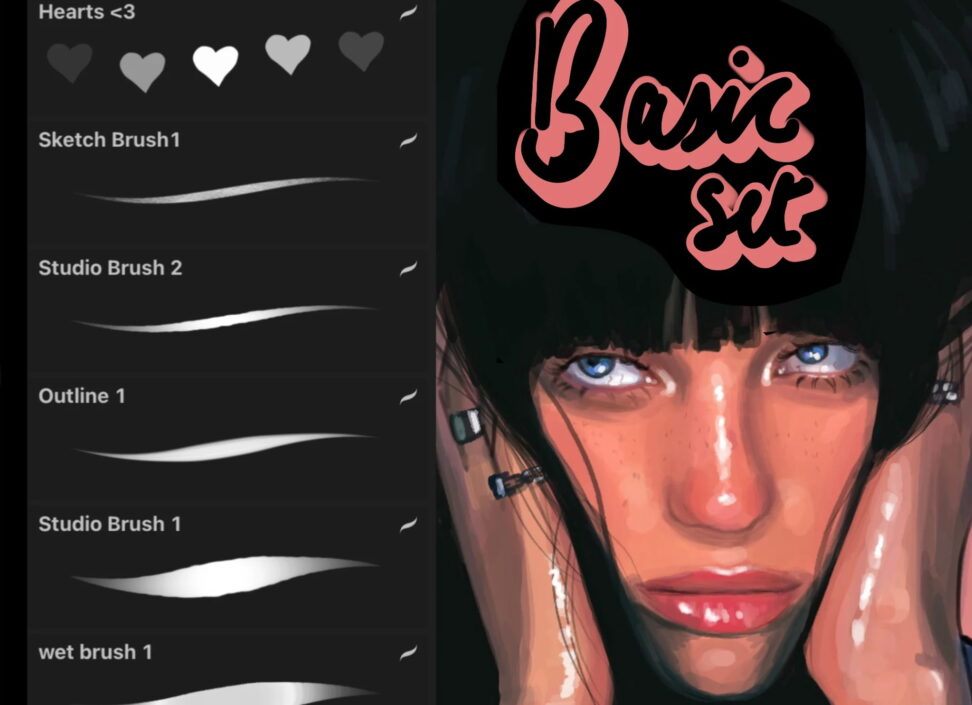 Essential Procreate Brushes - GraphicsBunker