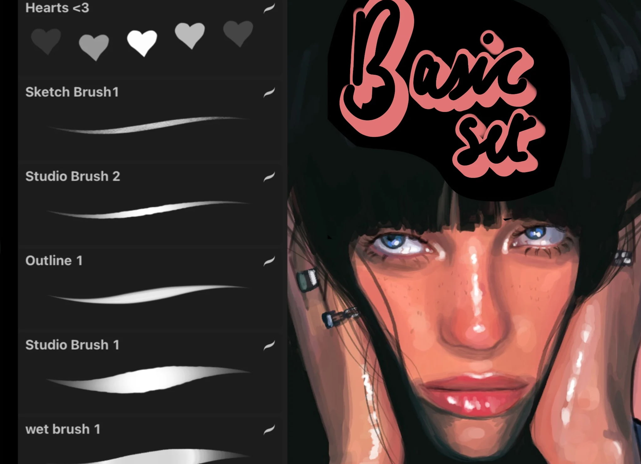 Essential Procreate Brushes - GraphicsBunker