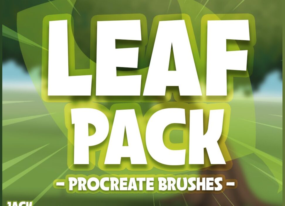 Leaf Brushes For Procreate - GraphicsBunker