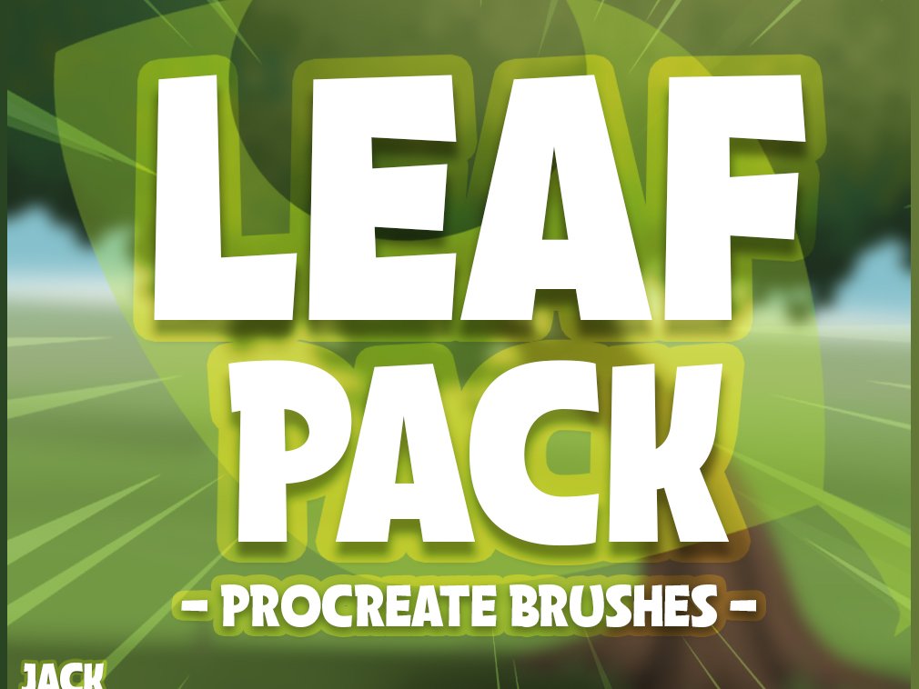 Leaf Procreate Brushes - GraphicsBunker