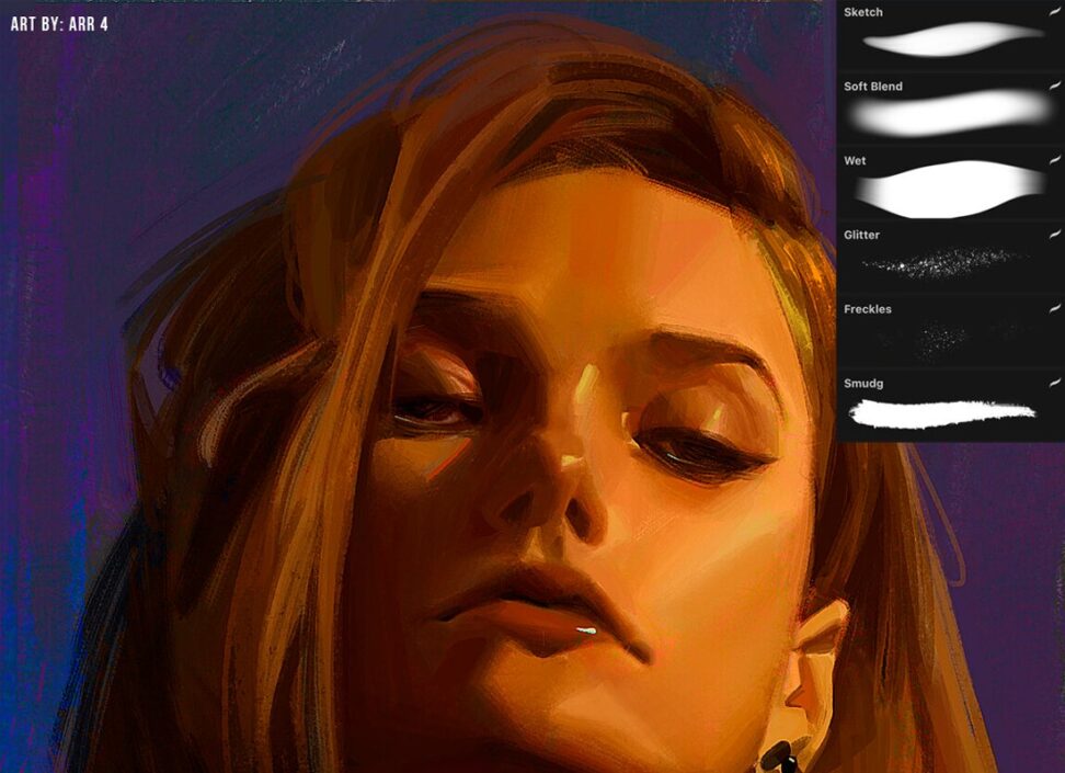 Anime-Style Procreate Brushes - GraphicsBunker