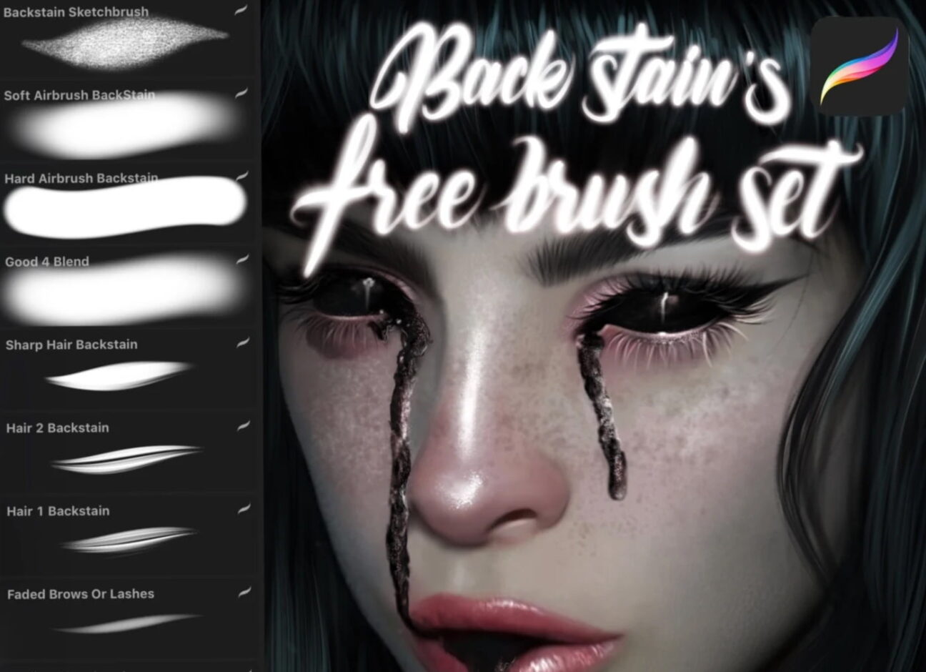 10 Basic Procreate Brushes - GraphicsBunker