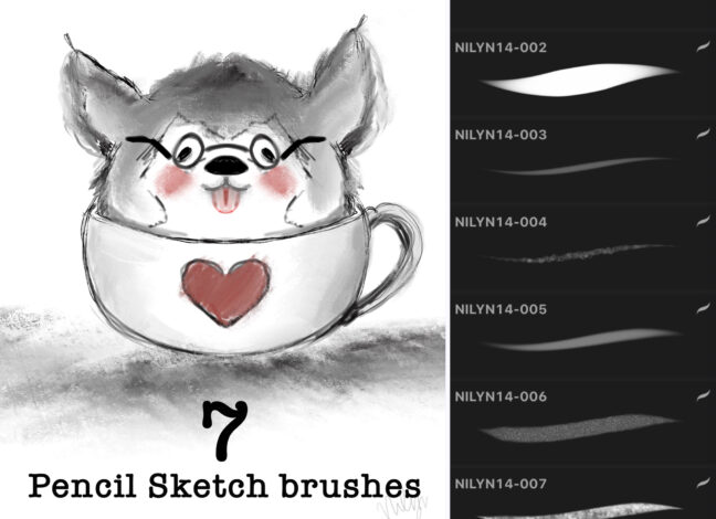 Pencil Sketch Procreate Brushes - GraphicsBunker Pencil Sketch Procreate Brushes - GraphicsBunker