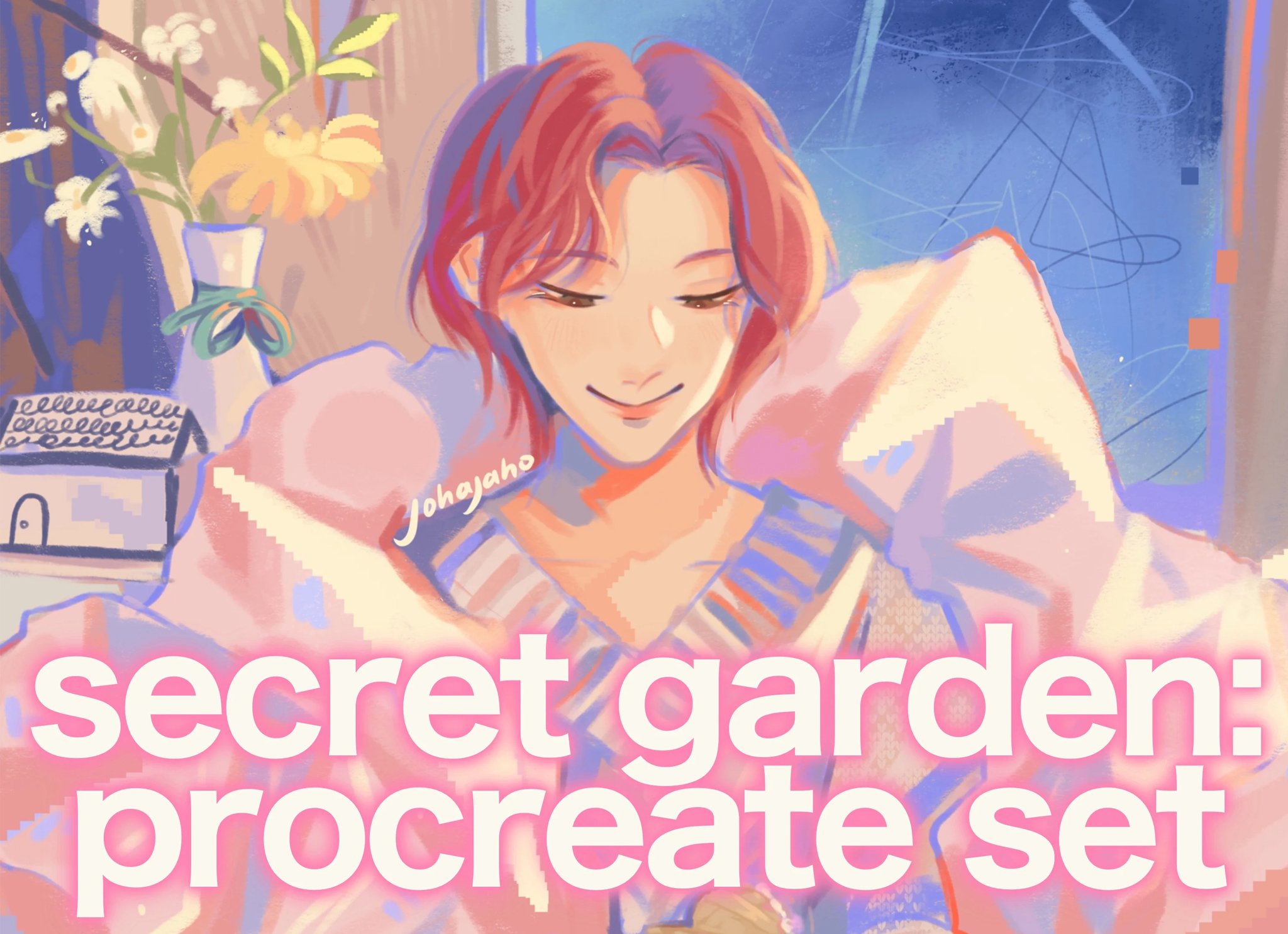 Sample Illustration Procreate Brushes - GraphicsBunker