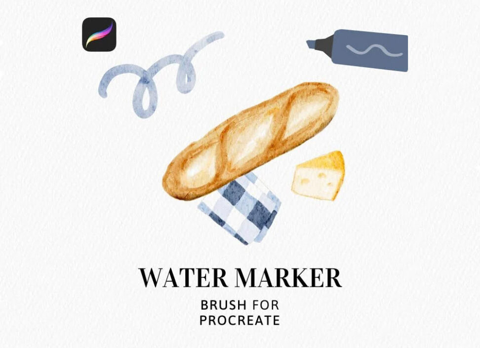 Copic Marker Procreate Brush Set - GraphicsBunker