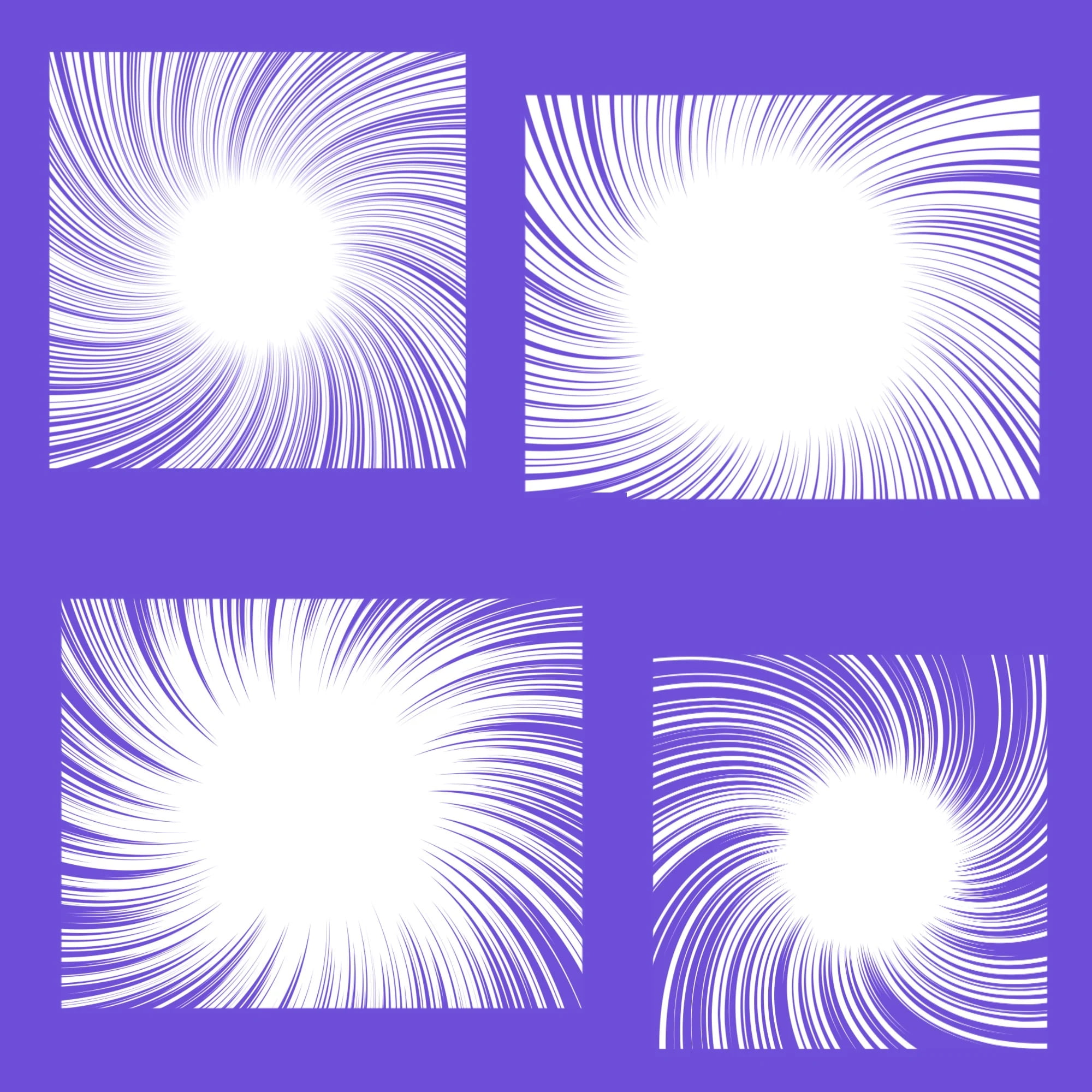 Webtoon Speed Lines Procreate Brushes - GraphicsBunker