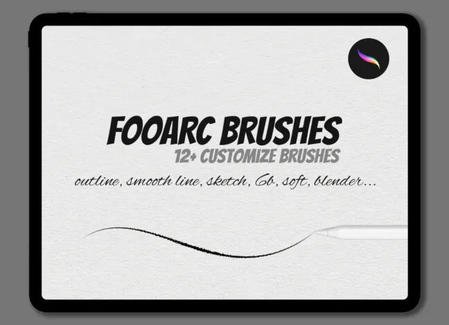 12+ Basic Brushes For Procreate - GraphicsBunker