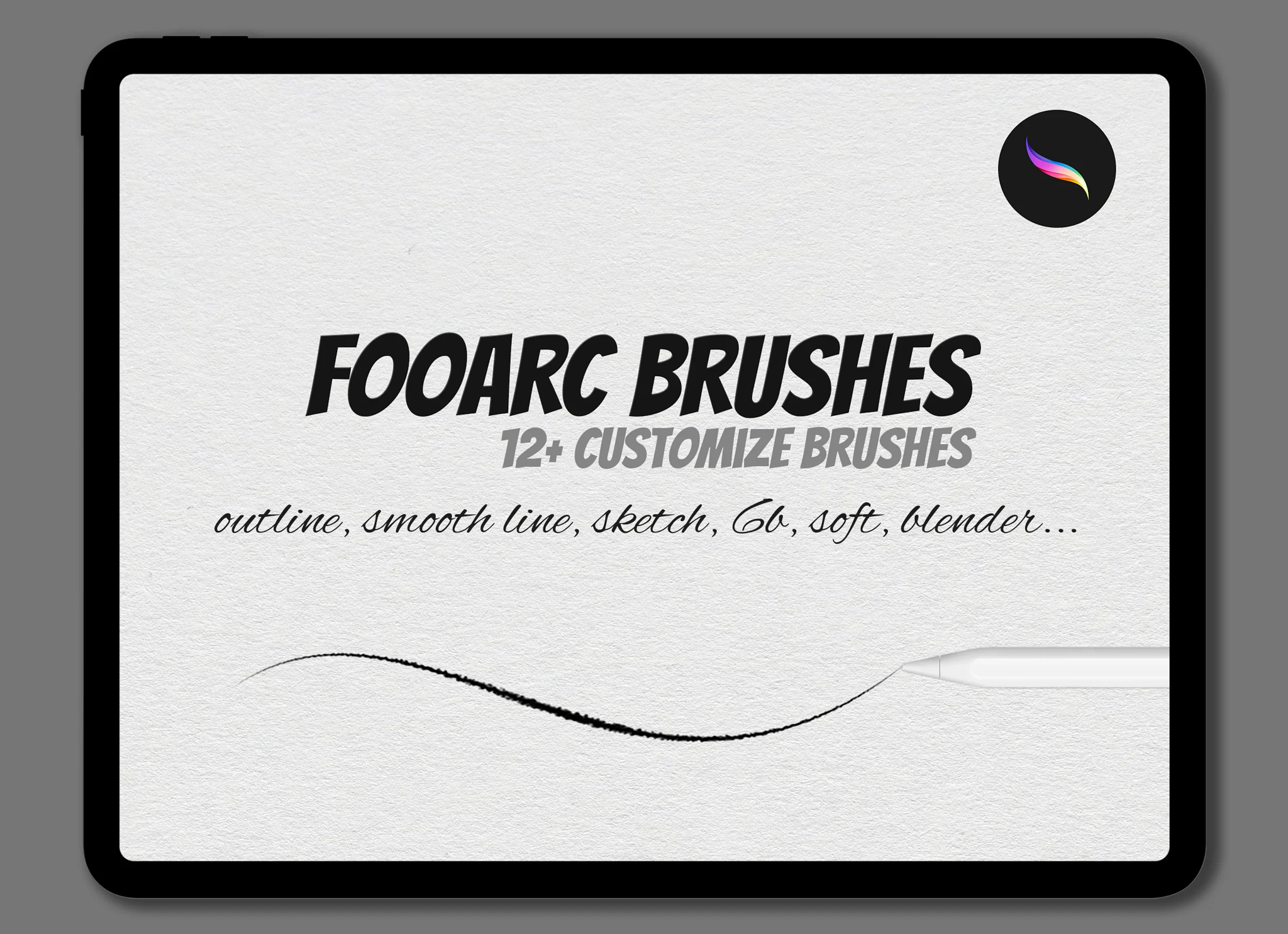 12+ Basic Brushes For Procreate - GraphicsBunker