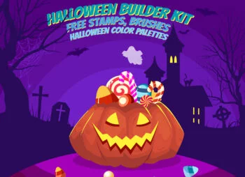 Spooky Halloween Brushes For Procreate - GraphicsBunker